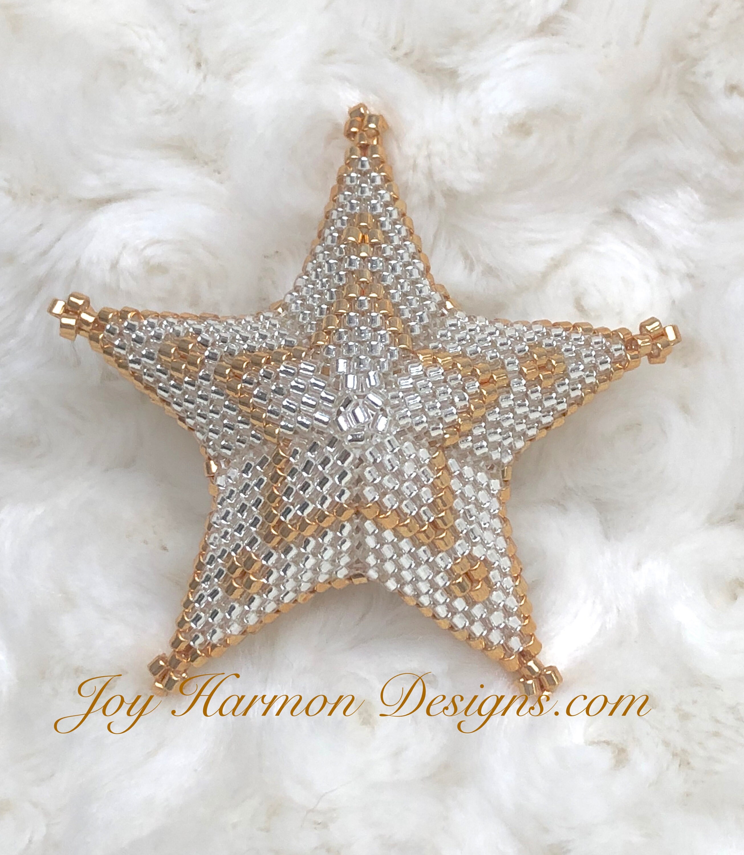 Star Ornament Tutorial With 2 Patterns, Bordered Solid Star & Diamonds ...