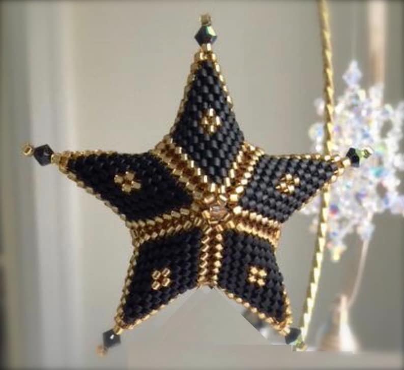 Star Ornament Tutorial With 3 Diamond Patterns - Etsy