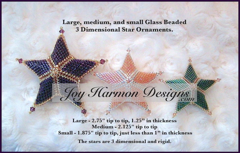 Star Ornament Tutorial With 3 Diamond Patterns - Etsy