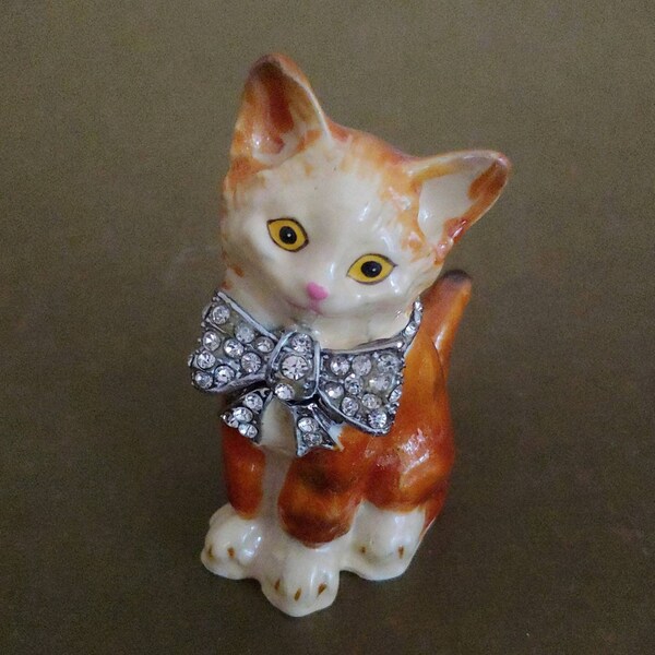Cat Trinket Box - Etsy