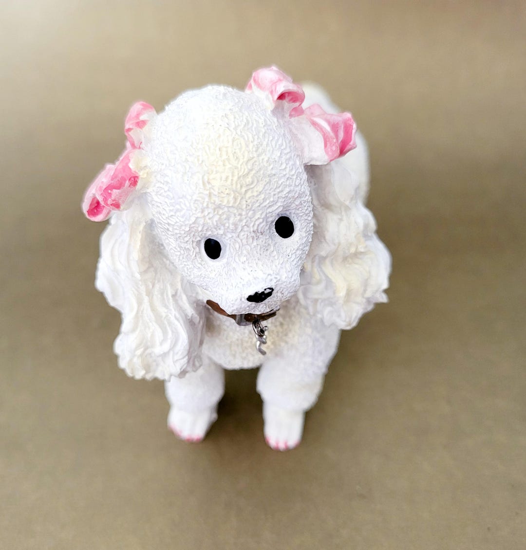 Retro Stone Textured Poodle Figurine - Poodle Home Decor - Gift for ...
