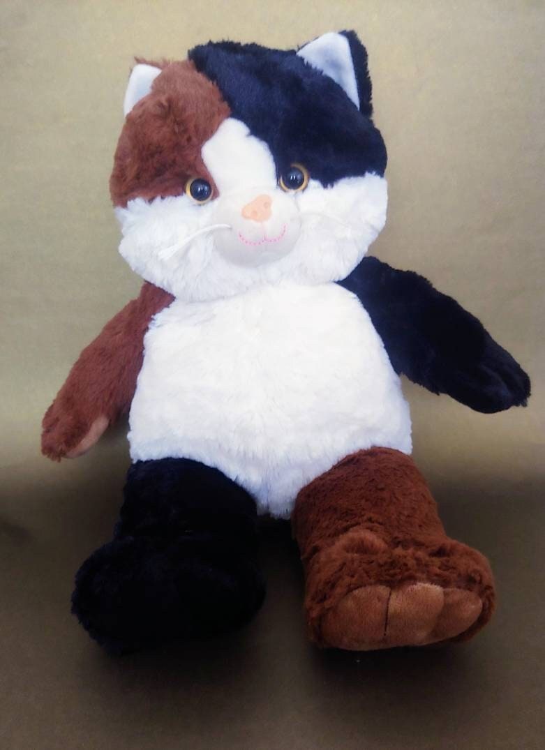 Plush Calico Cat by the Bear Factory Kitty Cat Stufffed Animal With ...