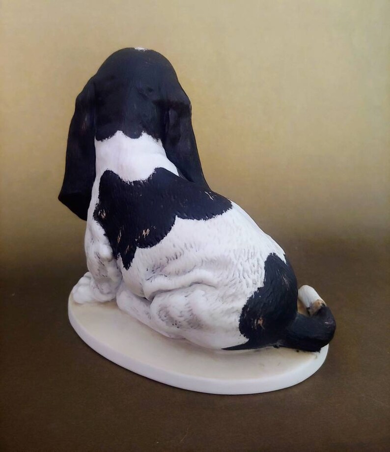 Basset Hound Porcelain Bisque Figurine - Home Interiors Masterpiece ...