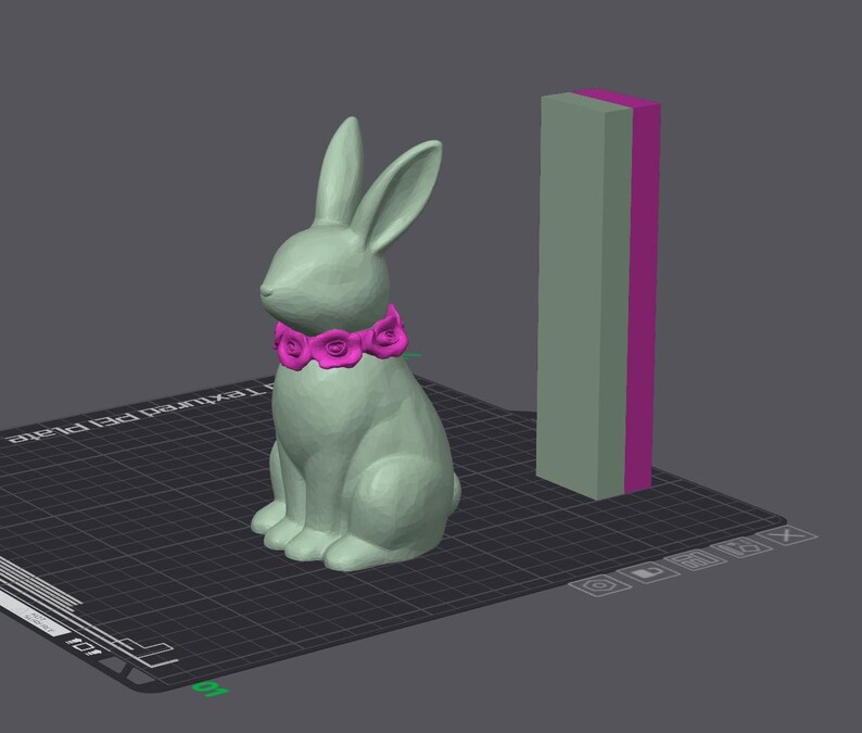 Easter Bunny STL File | Easter Spring 3D Printable Figurine - Etsy