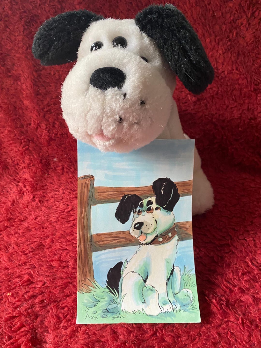 Weirdcore Upcycled White Dog Plush - Etsy