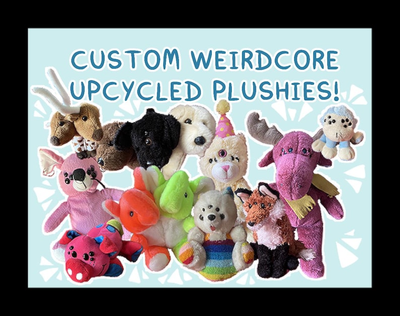 Custom Upcycled Weirdcore Plush! (READ DESCRIPTION-DON'T Buy From This ...