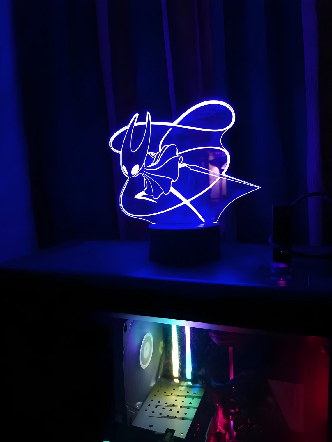 Hollow Knight Silksong LED Lamp – Hornet Night Light Game Gift - Etsy