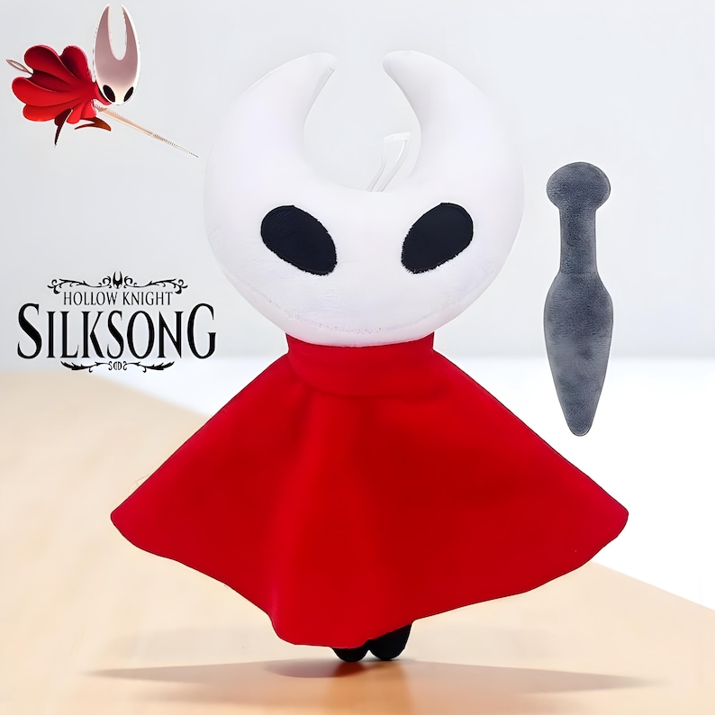 Hornet Plush – Hollow Knight Silksong Stuffed Toy, Soft Collectible ...