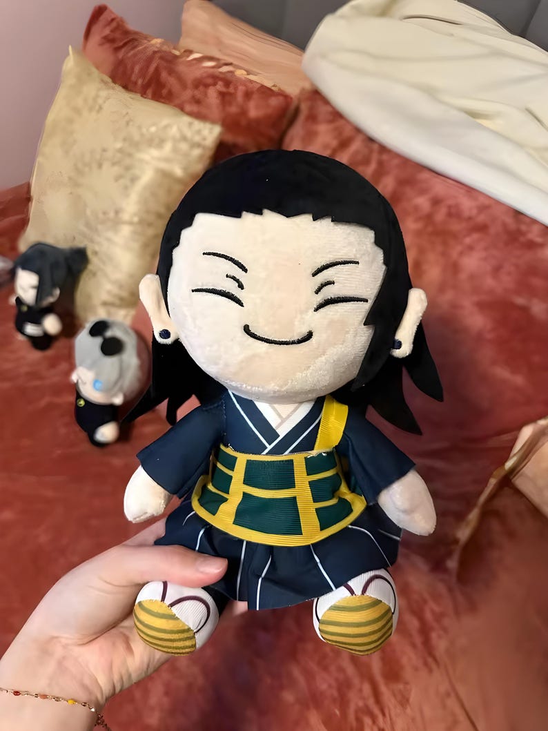 Suguru Geto Plush, Jujutsu Kaisen Culling Game, Anime Collectible ...