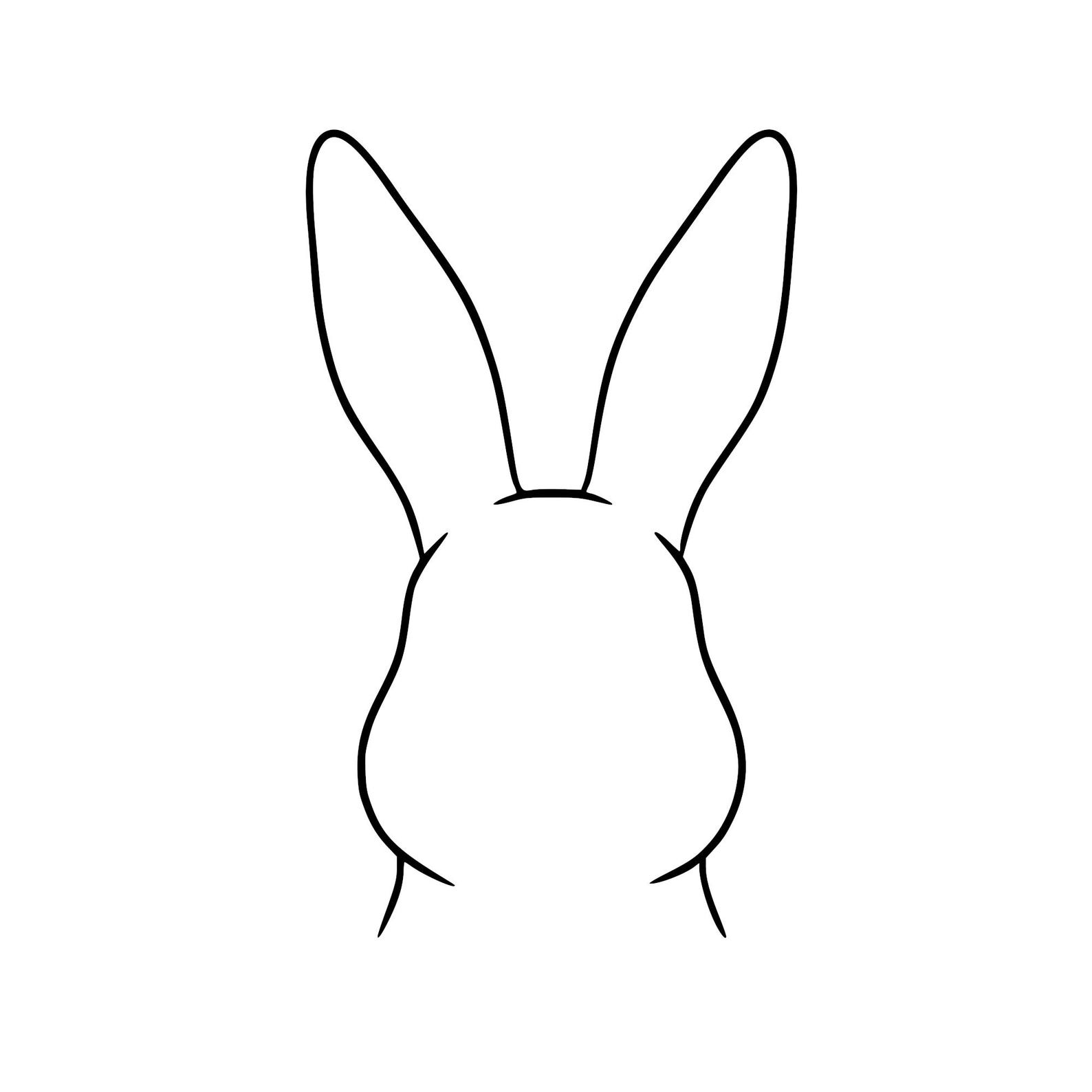 Bunny Head Hand Drawing Svg Png, Easter Svg Files, Sublimaiton Designs ...