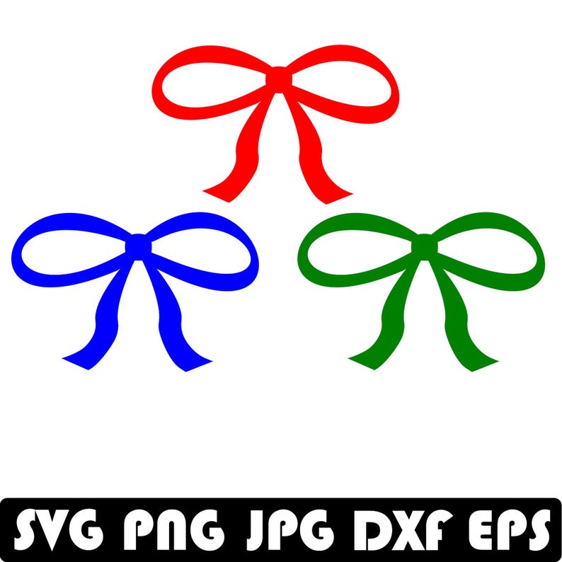 Bow Svg Png Laser Cut Files, Cute Bow Svg Design, Popular Christmas Svg ...