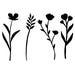 Wildflower (svg, Png, Dxf, Jpeg, Eps) Files, Cricut, Silhouette ...