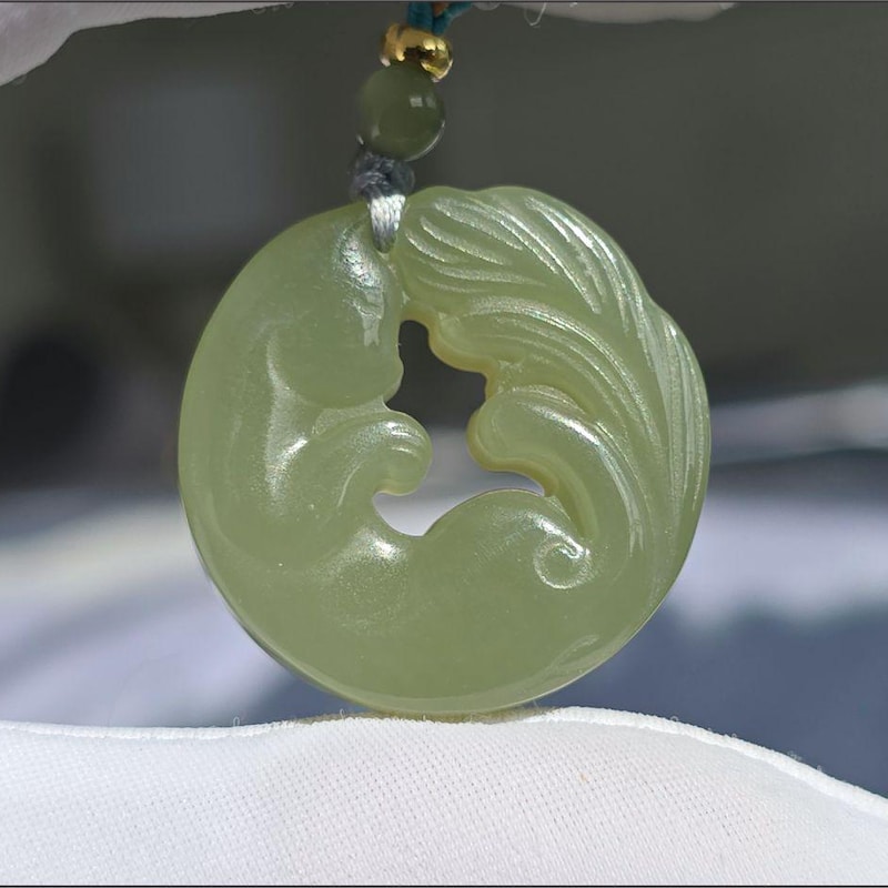 Jade Cat Pendant Rings - Etsy