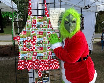 Grinch Apron - Etsy