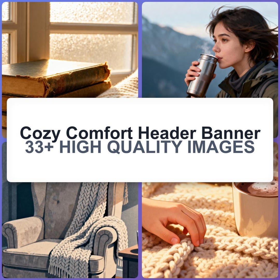 33 Cozy Comfort Header Banner Digital Images - Aesthetic Website ...