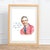 Mr Rogers I Like You Just the Way You Are Portrait and Inspiring Quote ...