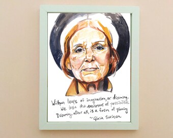 Gloria Steinem - Etsy