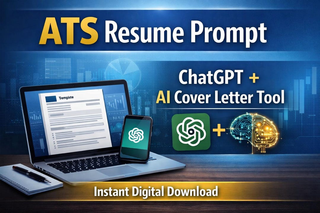 ATS Resume Prompt for Job Applications | Chatgpt Resume and Cover ...