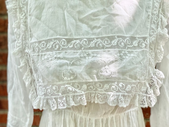 Stunning Antique Edwardian white work and lace tea do… - Gem