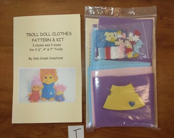 Troll Doll Clothes Pattern | Etsy