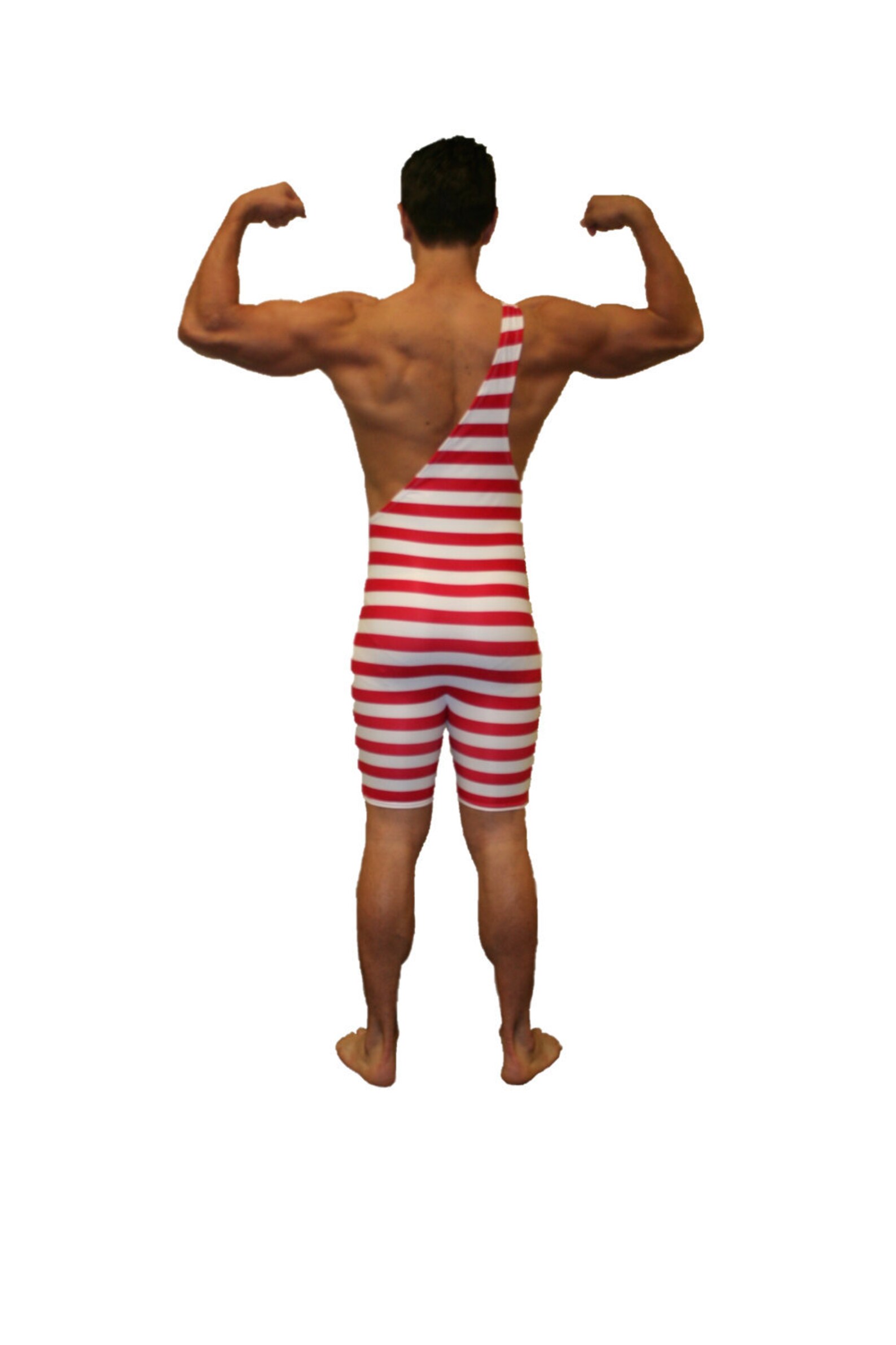Strongman Costume Single Shoulder Men's Wrestling Singlet - Etsy