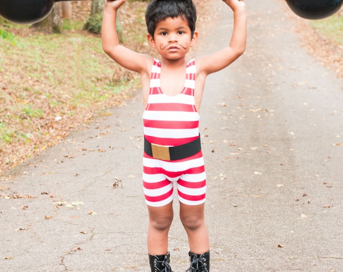 Strongman Costume for Little Children Toddler With Belt - Etsy