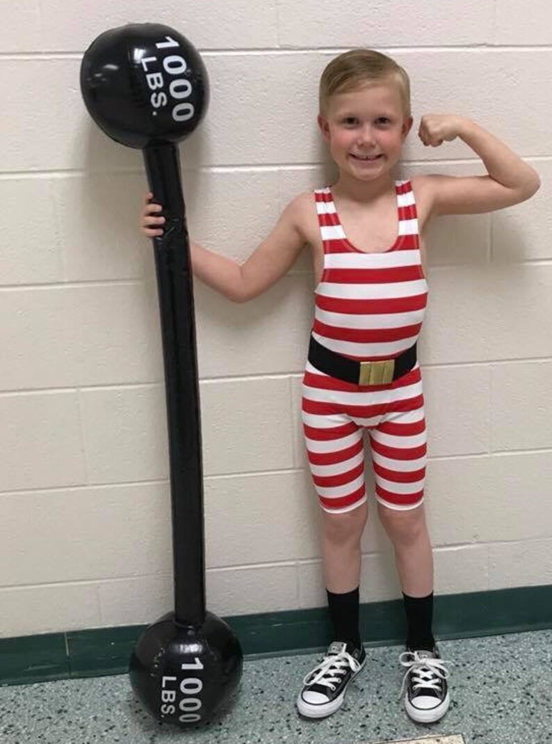 Strongman Costume for Little Children Toddler With Belt | Etsy