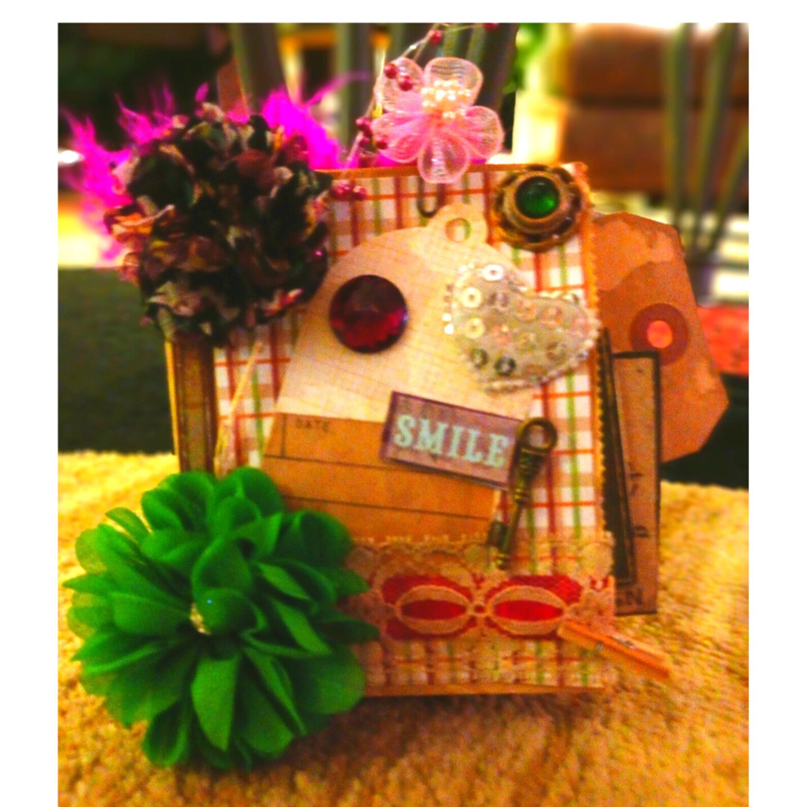 Blank Paper Bag Mini Junk Journals Inserts With Rusted Pronged ...