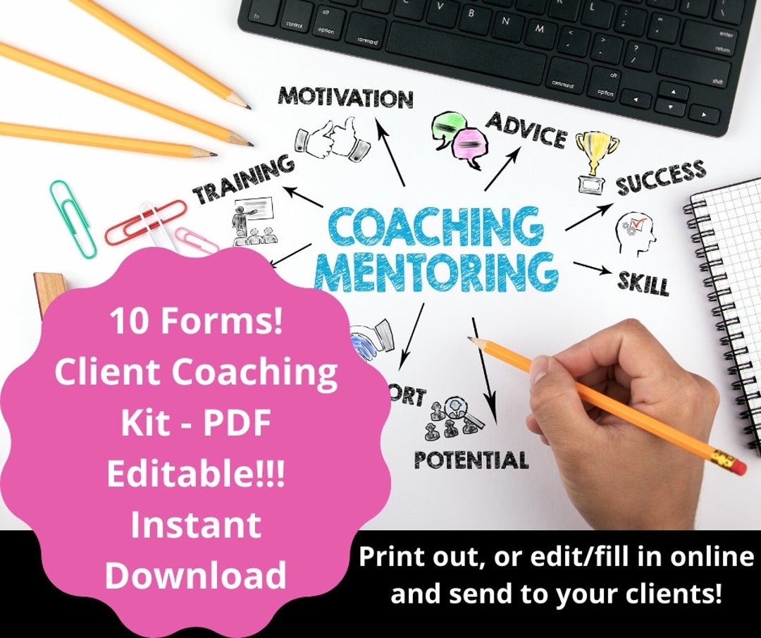 Client Coaching Forms Kit: Editable Business Templates (PDF Download ...