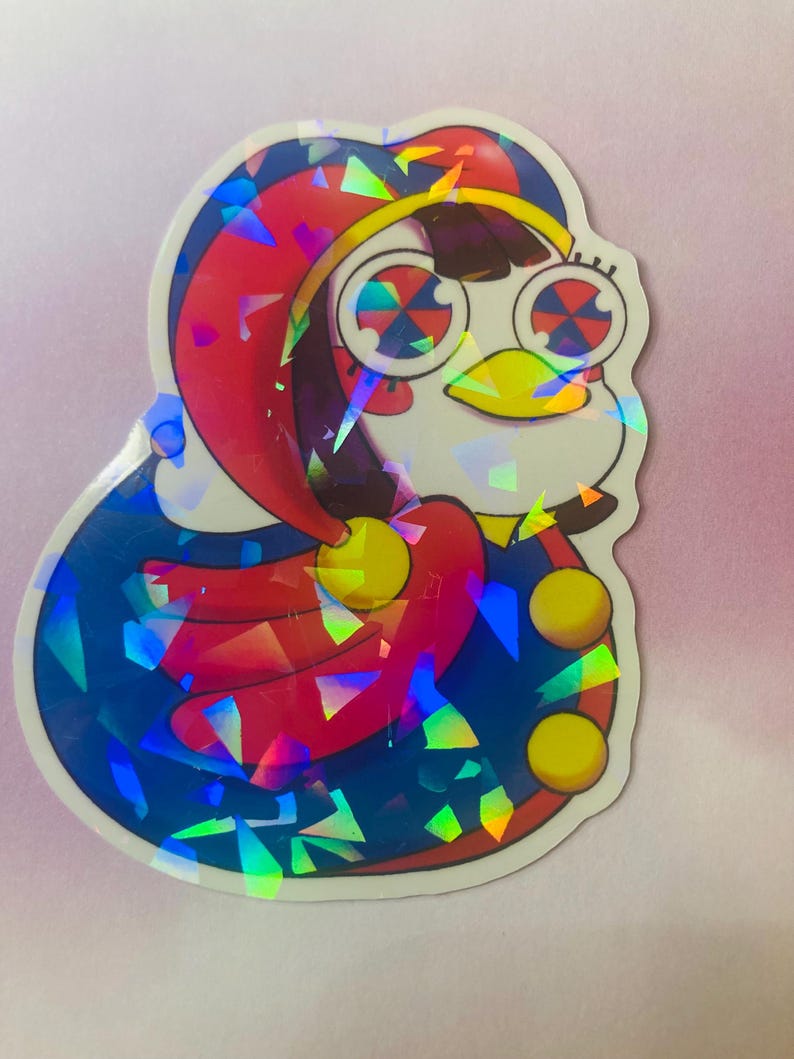 The Amazing Digital Circus Rubber Duck Stickers - Etsy