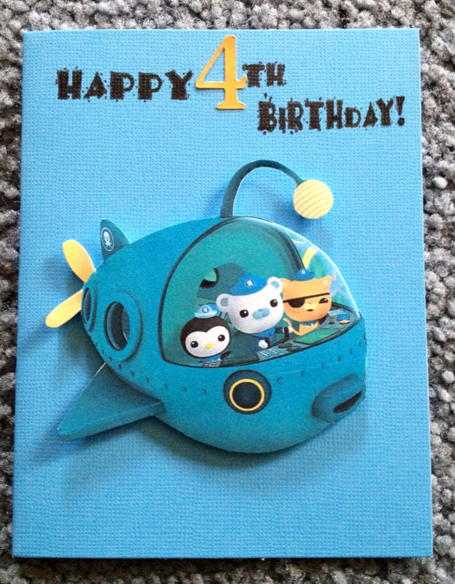 Octanaunt 4th Birthday Card - Etsy