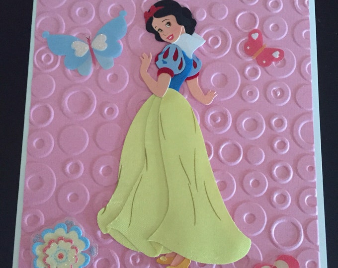 Snowwhite Birthday Card - Etsy