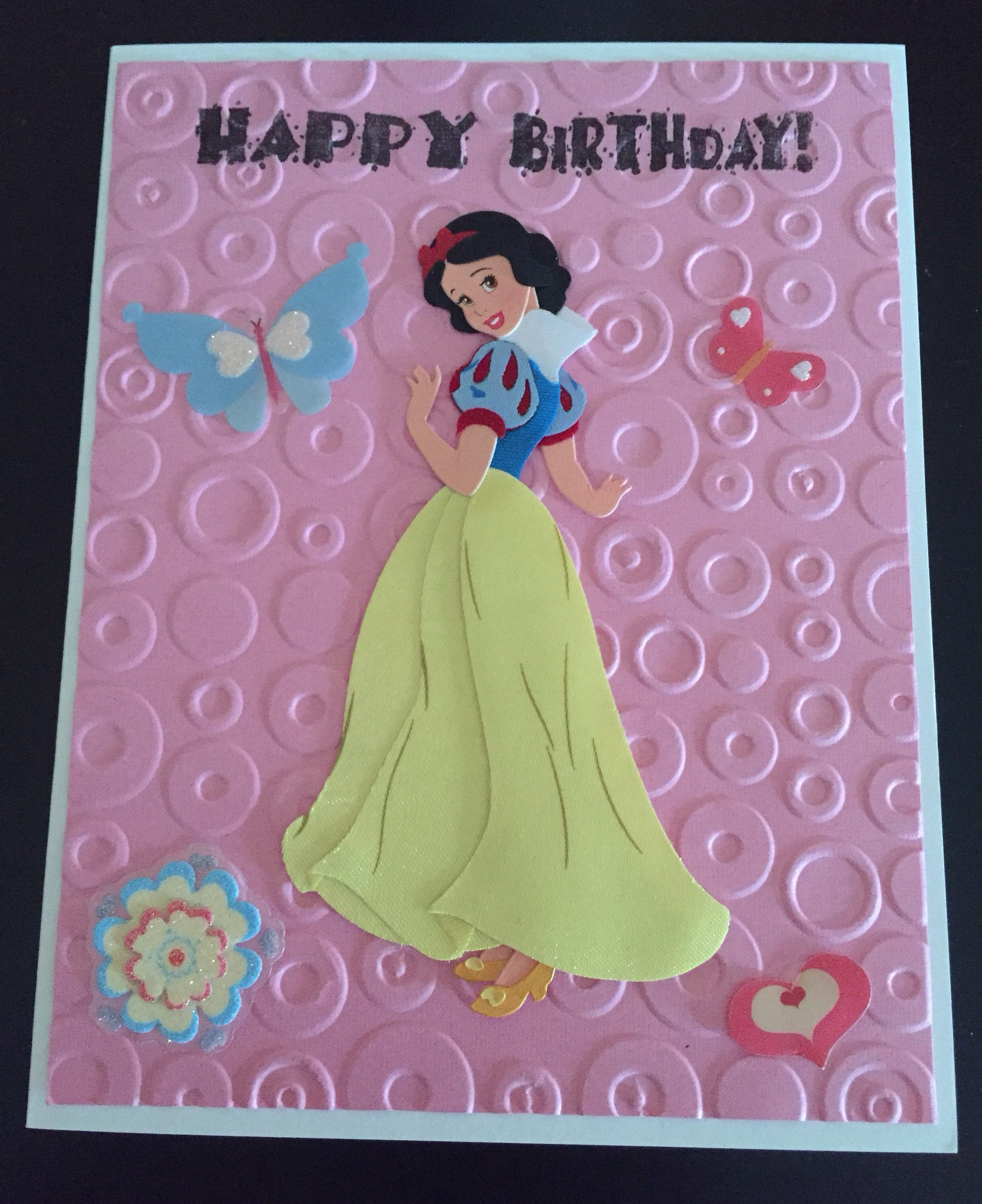 Snowwhite Birthday Card - Etsy