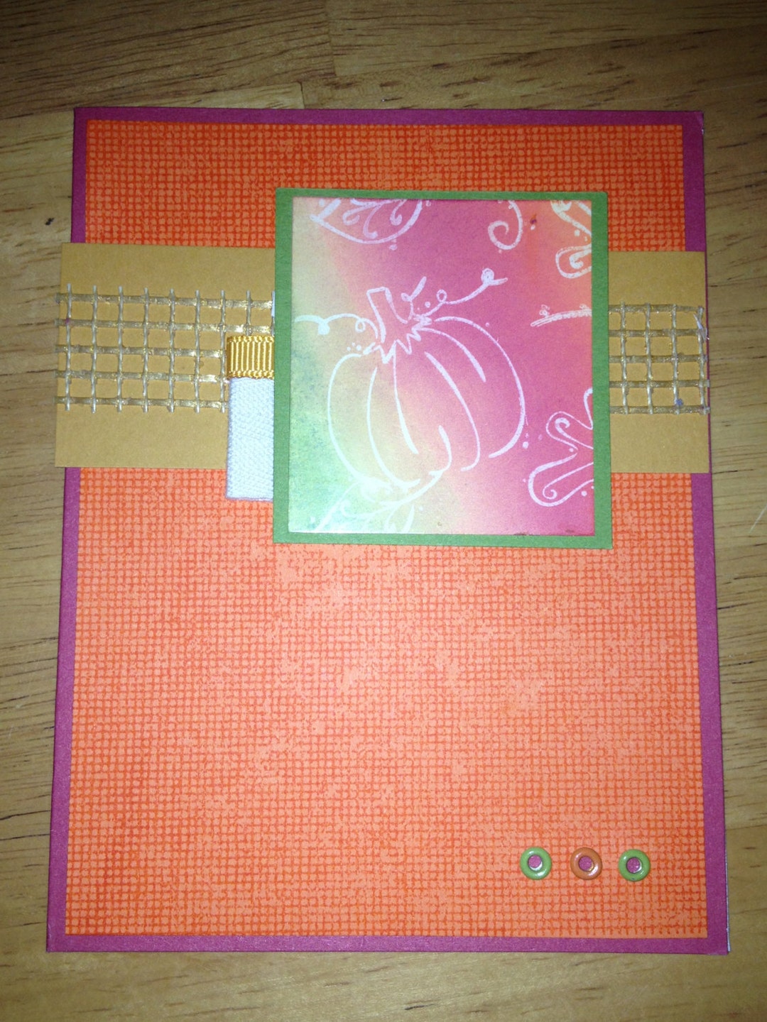 Halloween/ Thanksgiving Card - Etsy