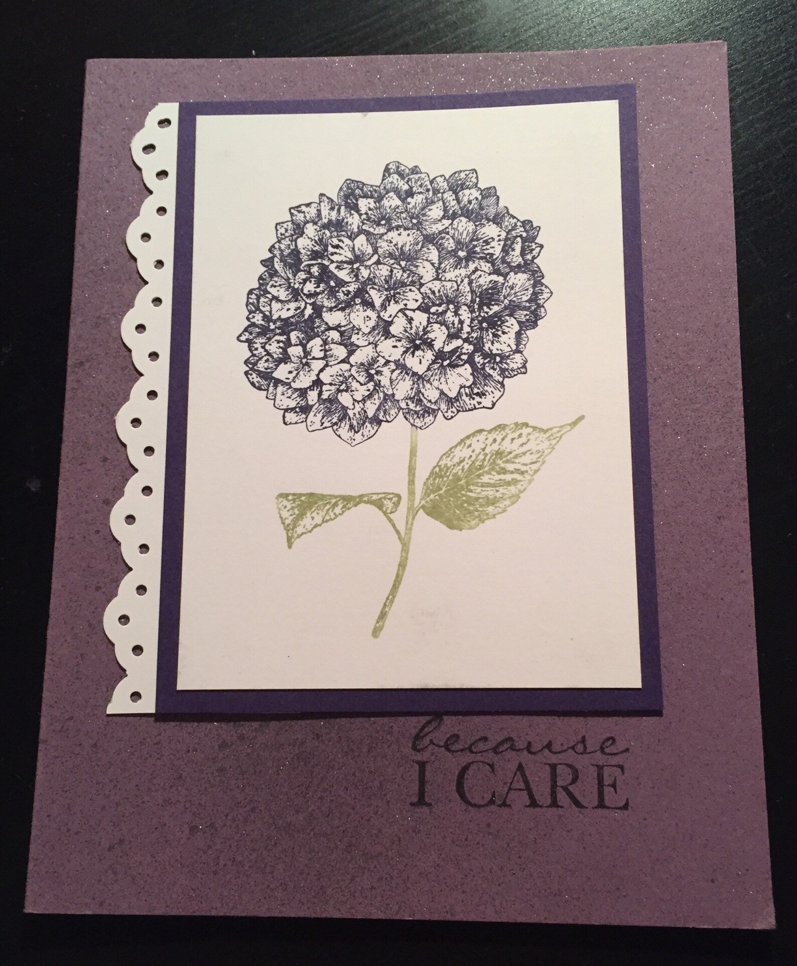 Because I Care Card - Etsy