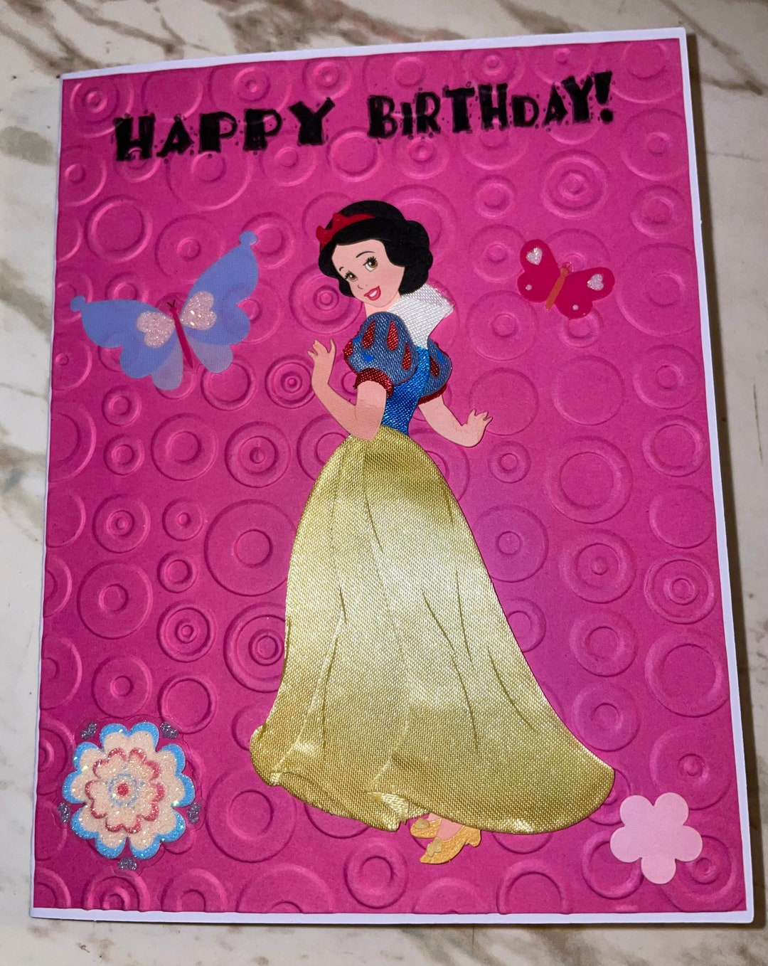 Snowwhite Birthday Card - Etsy