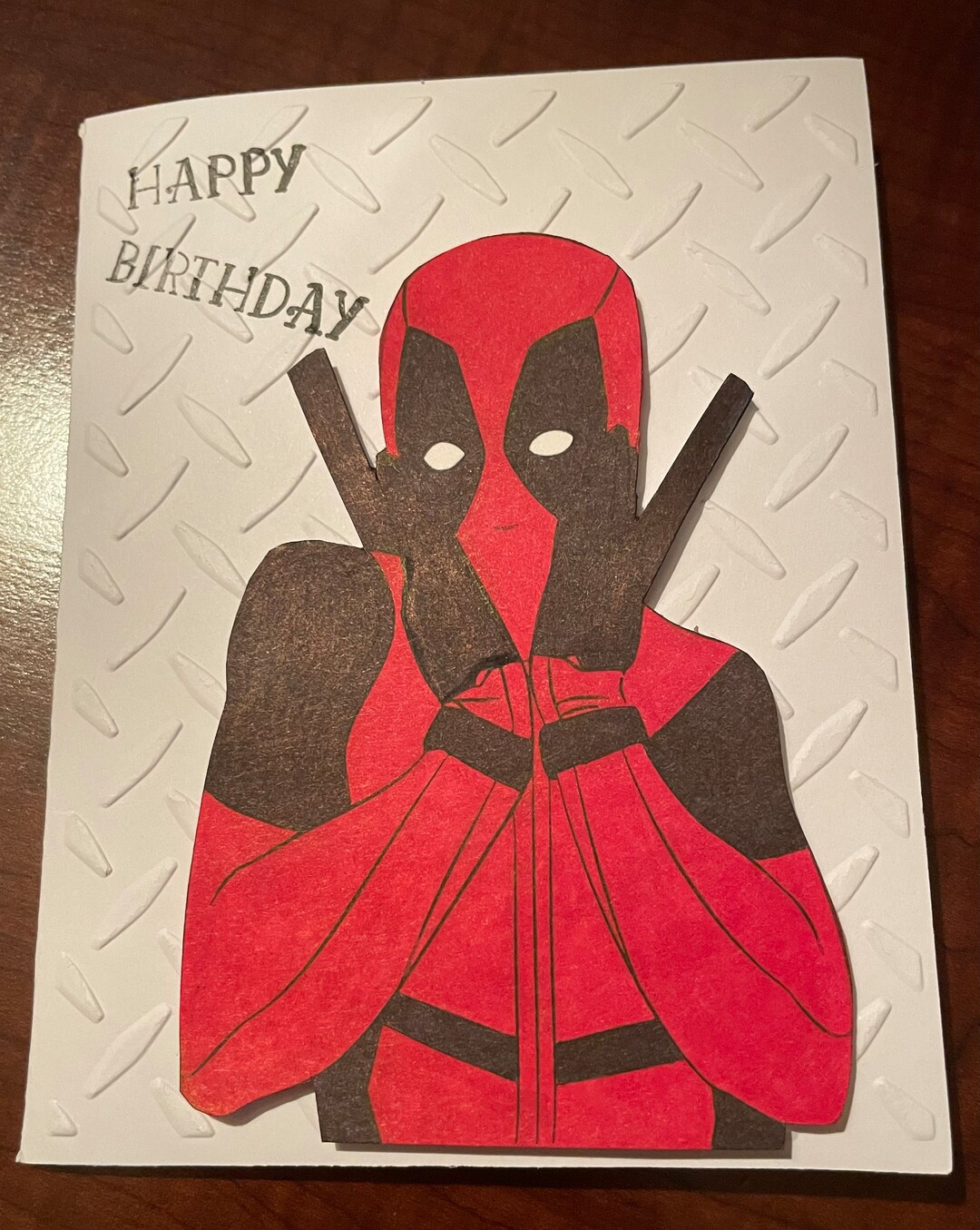 Comic Book Character Birthday Card - Etsy