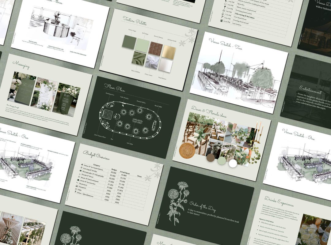 Wedding Planner Proposal Template: Editable Event Pitch (google Slides ...