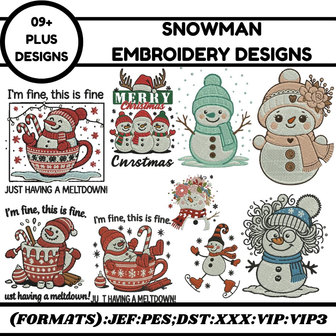 Snowflake Machine Embroidery Designs Bundle Christmas Snowflakes Stitch ...