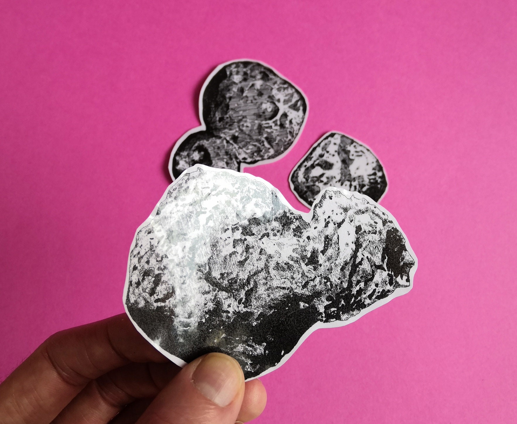 A Series of Famous Space Bodies, Celestial Rocks , Pack of Three ...