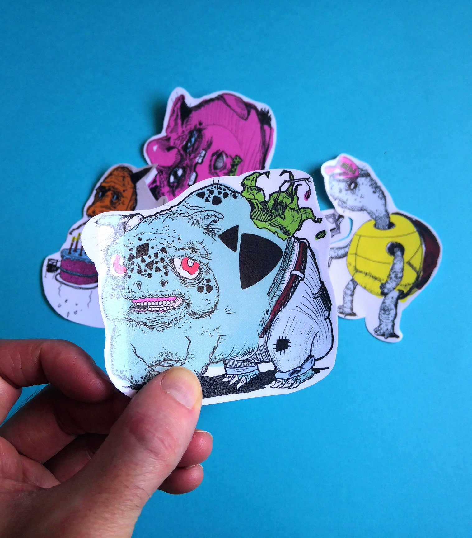 Old Pokemon Stickers - Etsy