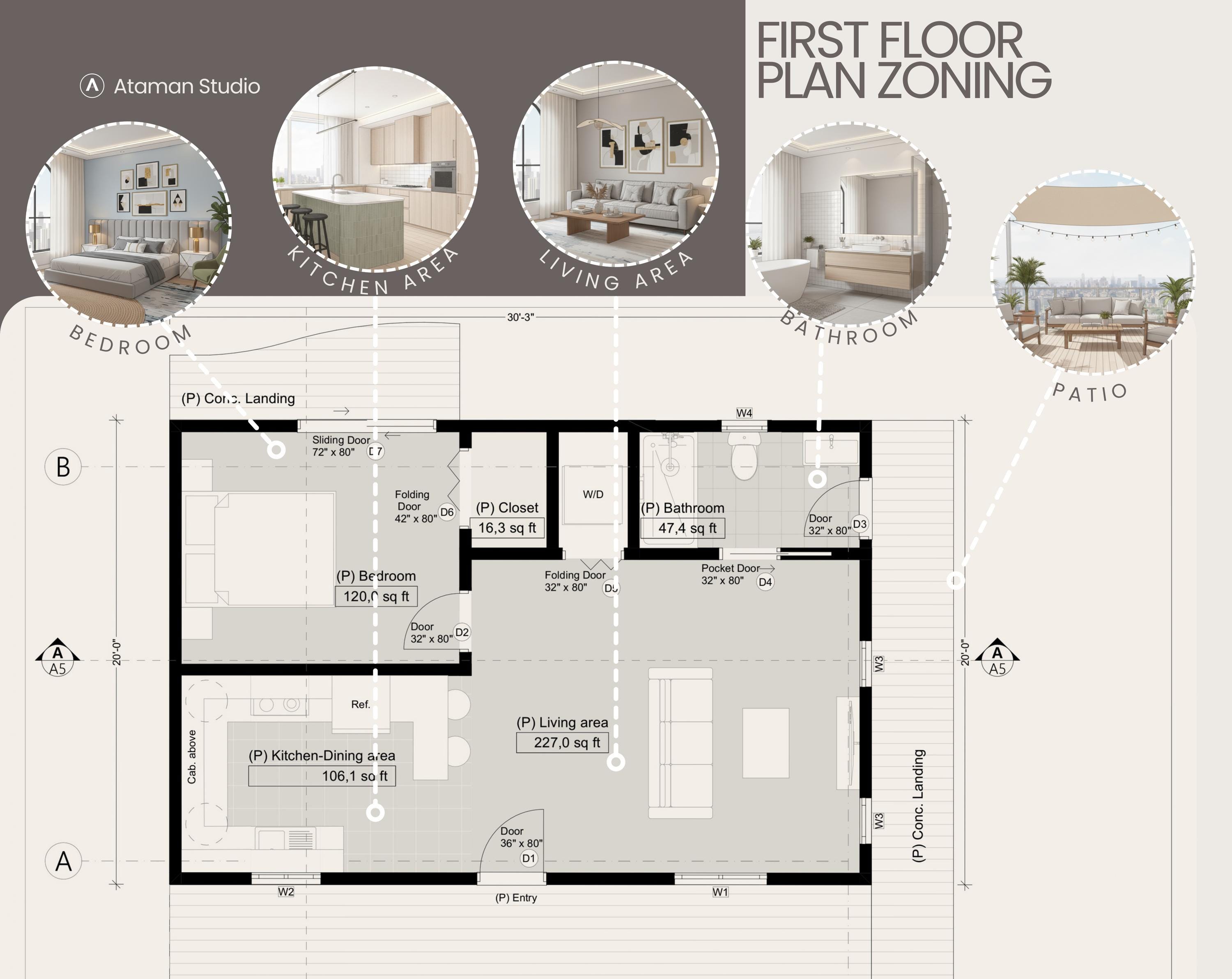 600 Sq Ft Tiny House Plan – Cozy Cottage Layout | 1 Bedroom, 1 Bath - Etsy