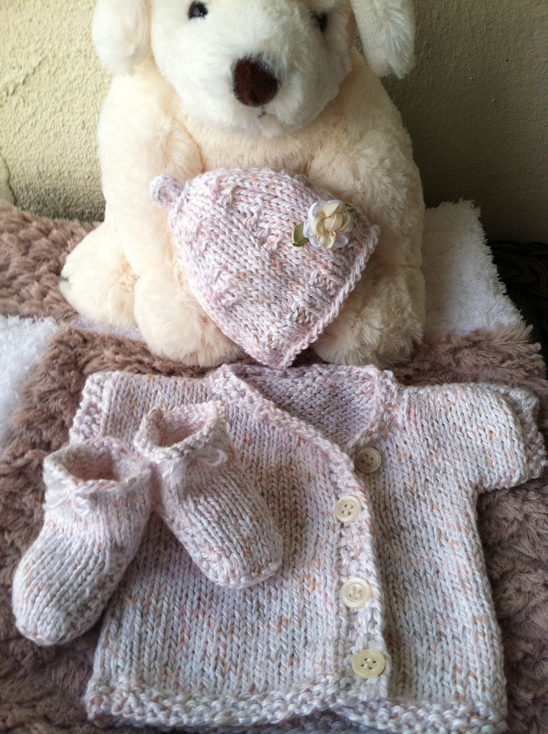 KNITTING PATTERN Preemie Cardigan,preemie Hat Knitting,preemie Beanie ...