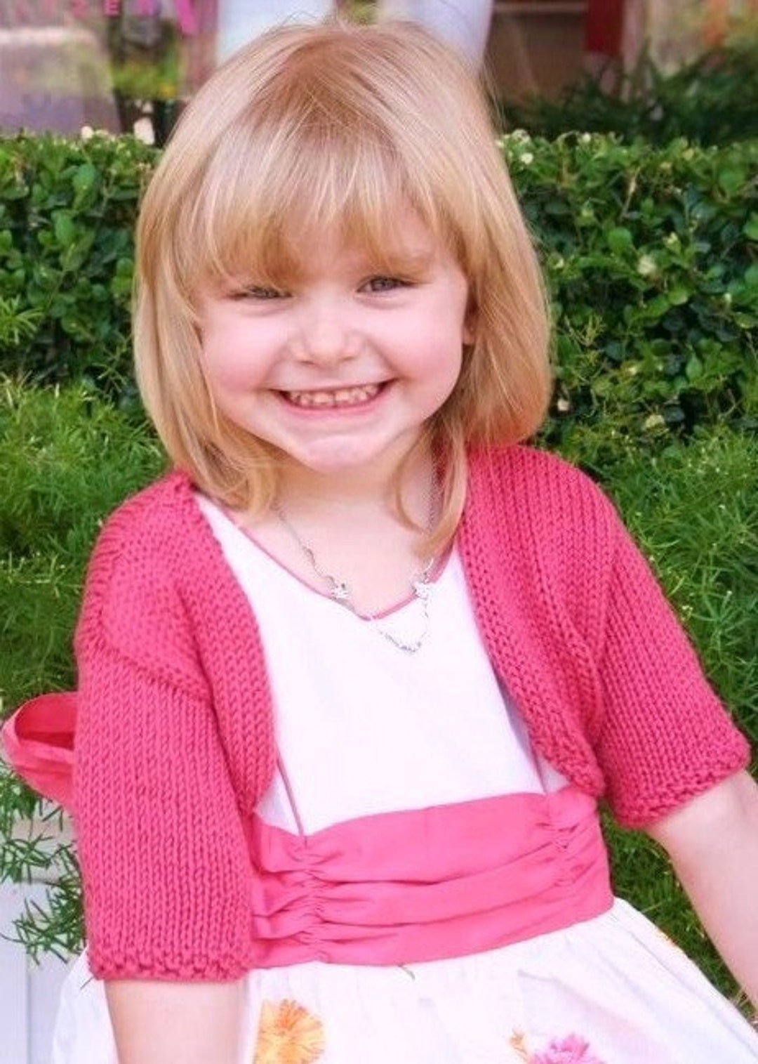 Girls Shrug KNITTING Pattern,girls Cardigan Knitting Pattern,easy to ...