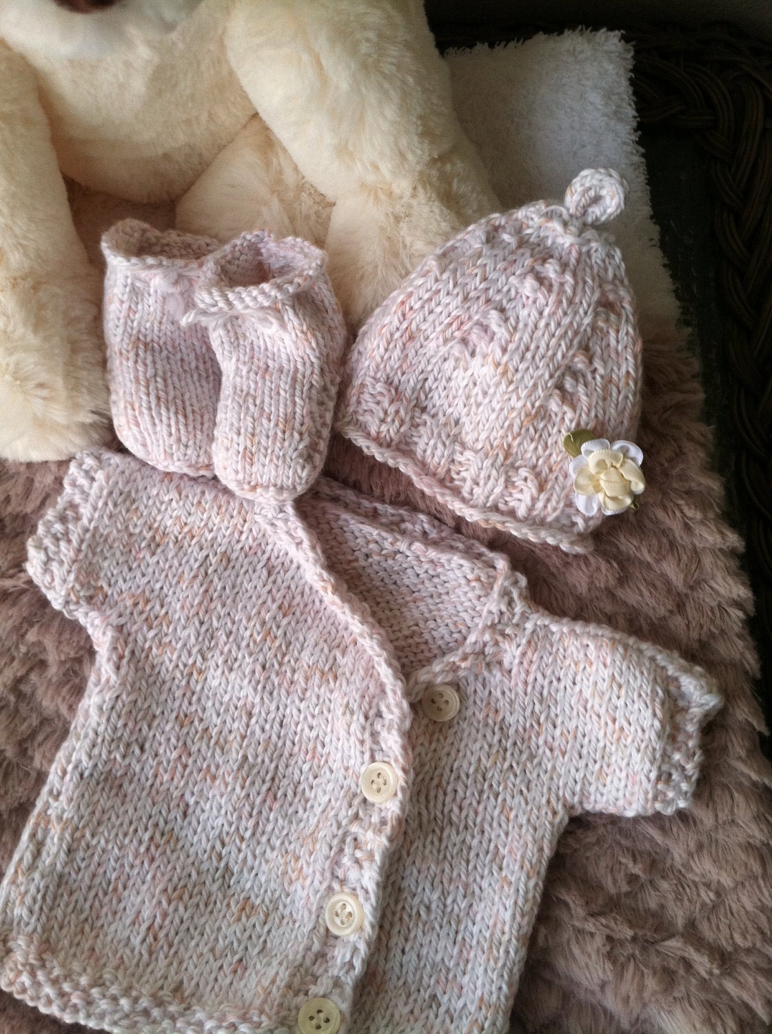 KNITTING PATTERN Preemie Cardigan,preemie Hat Knitting,preemie Beanie ...