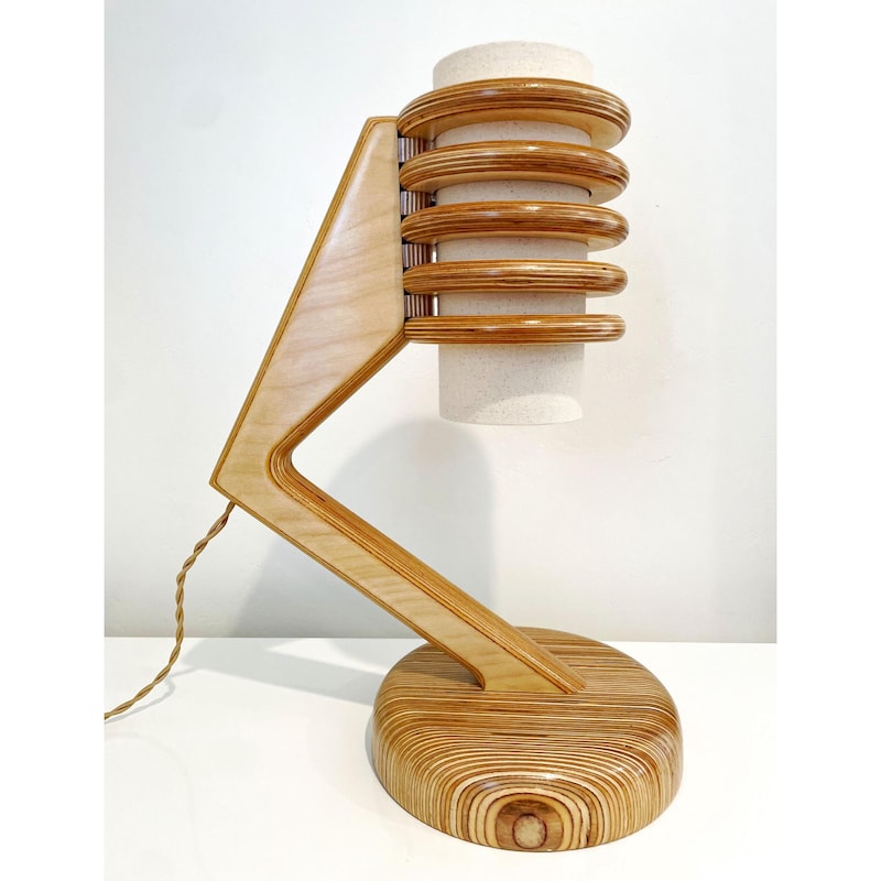 Birch Table Lamp - Etsy