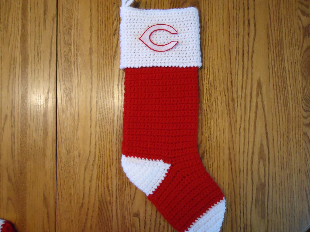 Cincinnati Reds Christmas Stocking - Etsy