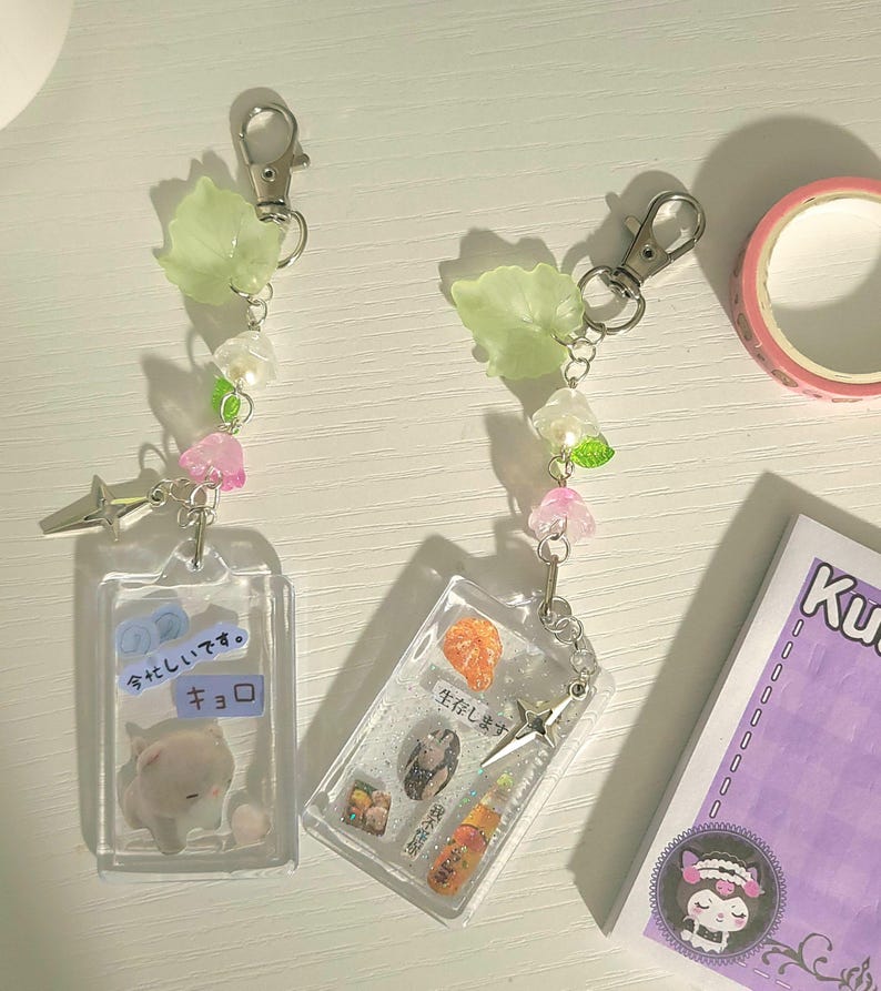 Juminocore/heisei Retro Photoframe Keychain Design|japanese Stickers ...