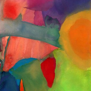 CONNECTIONS Abstract painting print Abstract art print | Etsy