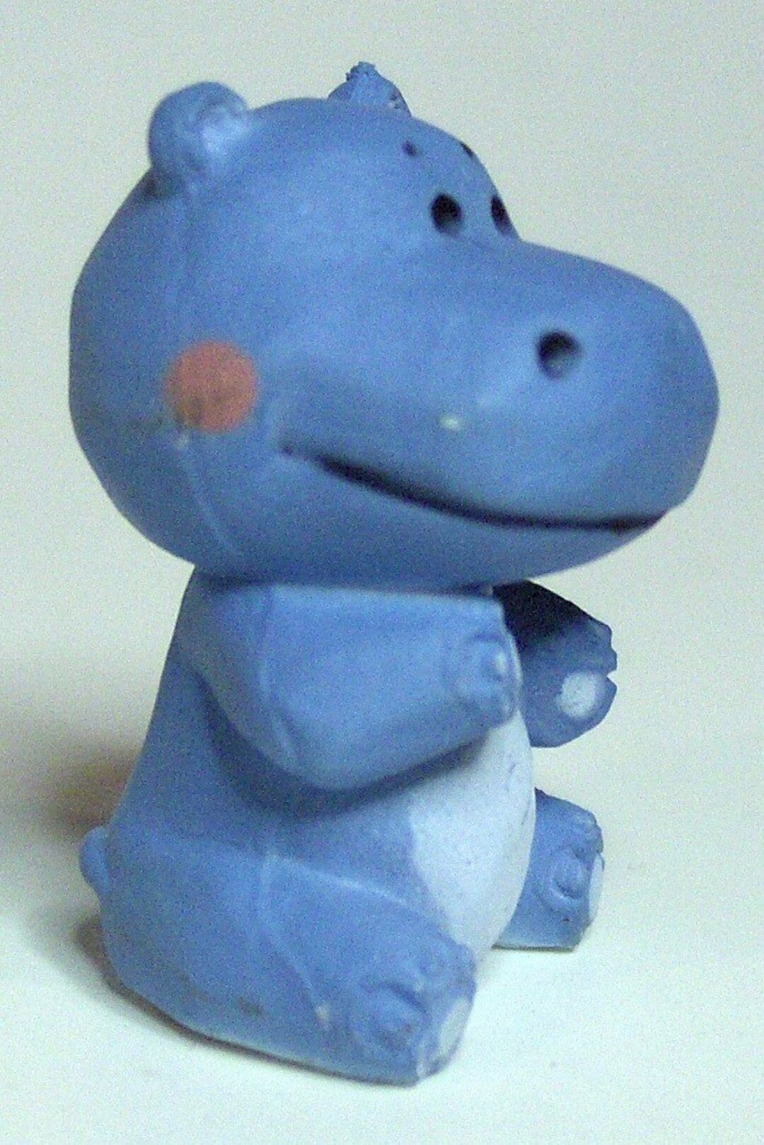 Vintage Hand Painted Plastic Hippo - Etsy